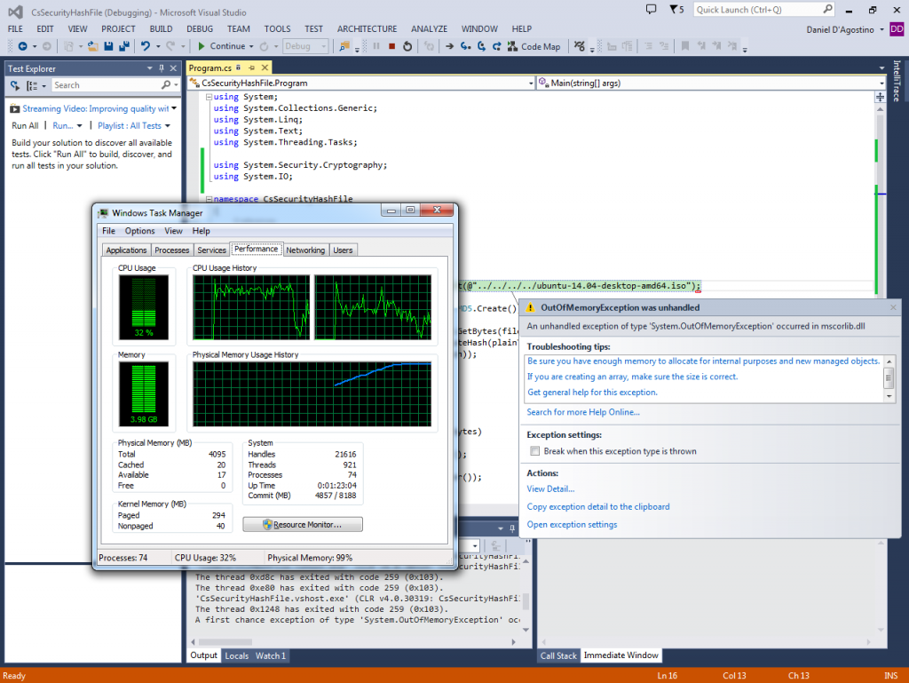 Computing File Hashes in C# - Gigi Labs