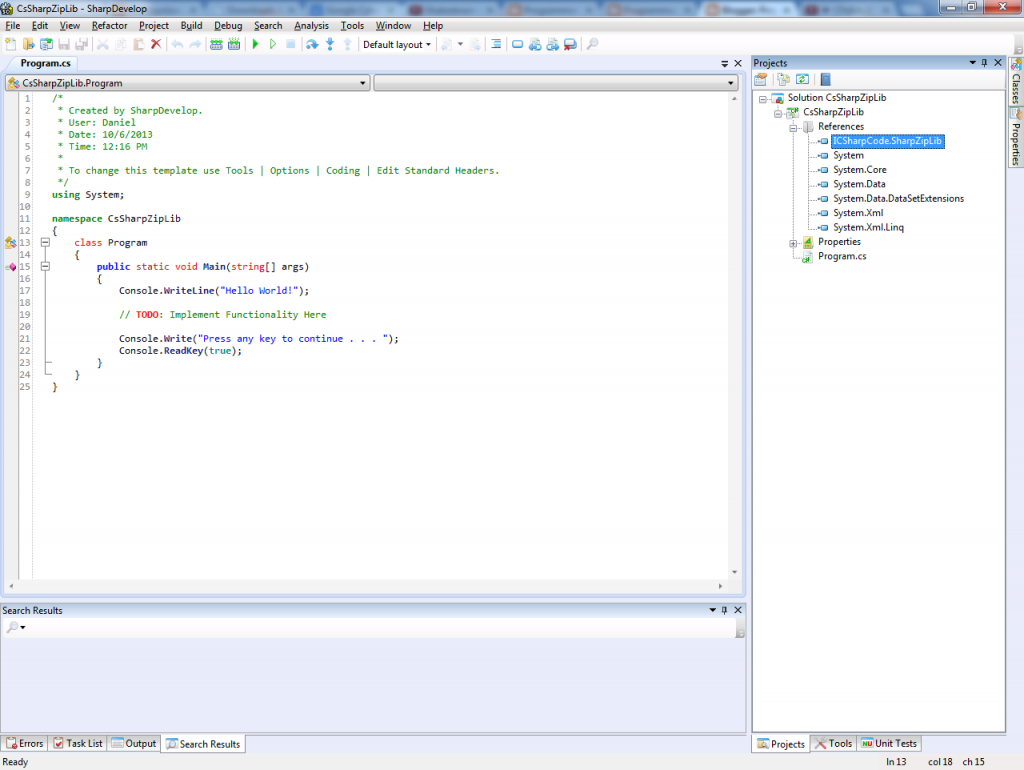 Extracting Zipped Files with SharpZipLib - Gigi Labs