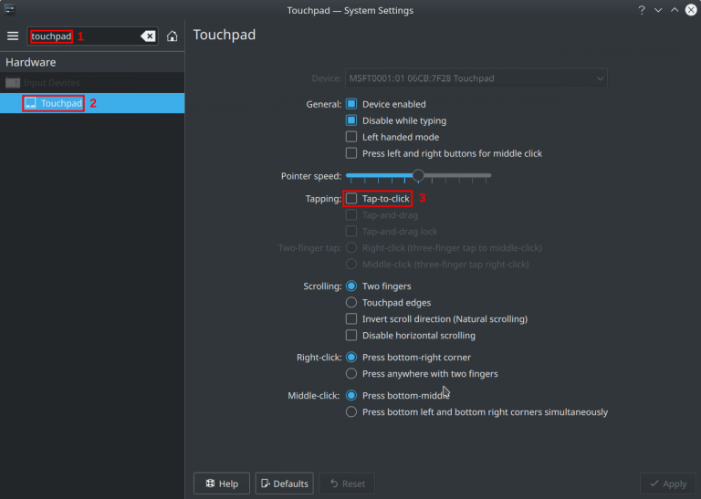 Enabling Touchpad Tap-To-Click in Kubuntu - Gigi Labs