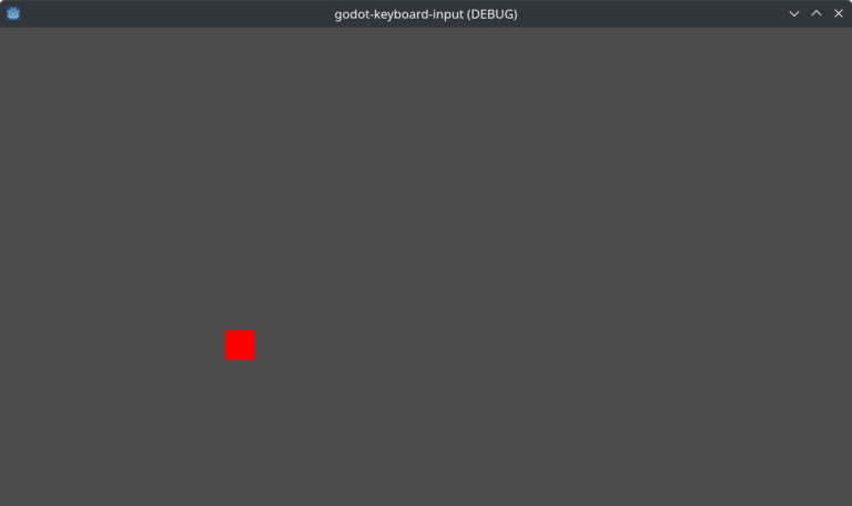 Keyboard Movement in Godot - Gigi Labs