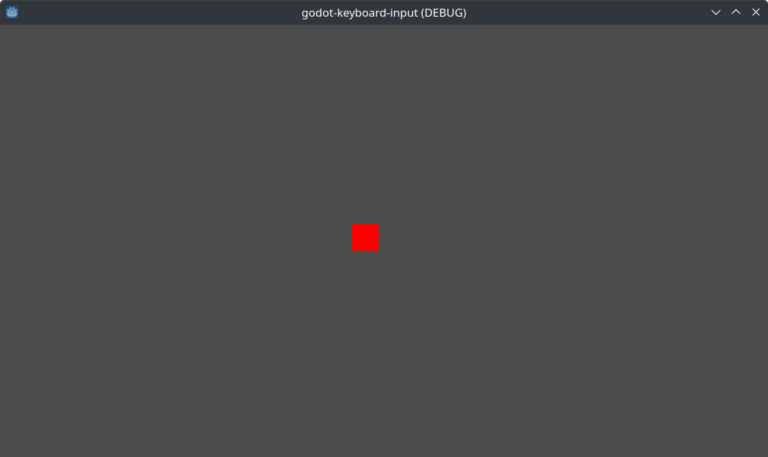 Keyboard Movement in Godot - Gigi Labs